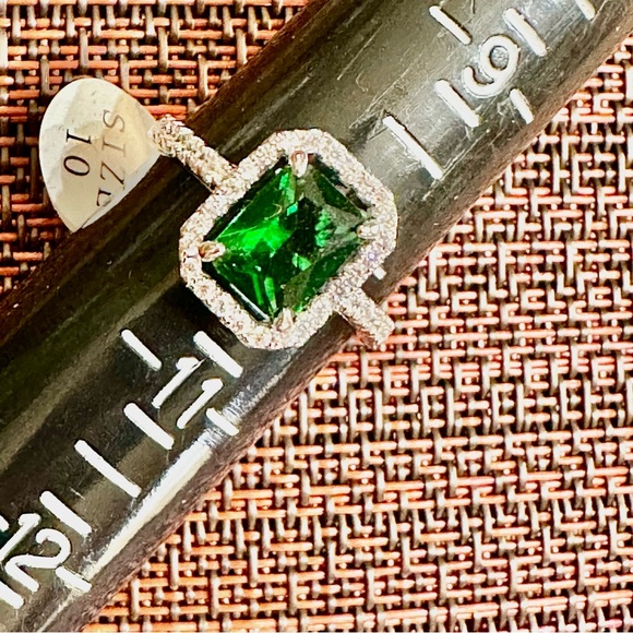 Fragrant Jewels | Jewelry | Fragrant Jewels Green Gemstone Ring With ...